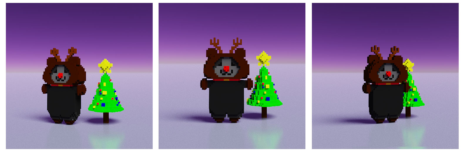 SYNCAD（シンクアド）、NFTボクセルアート 第5弾「NEKONO MAYUGE」「KURONO MAYUGE」X'mas Ver.の販売を開始 | syncAD（シンクアド）｜ Web ...